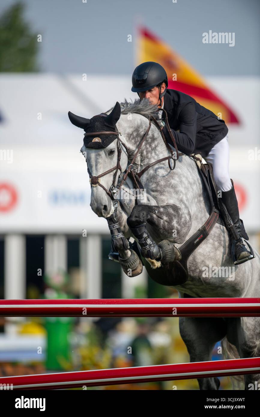 Calgary, Alberta, Canada, 4 September 2025. Kevin Jochems (NED) riding ...