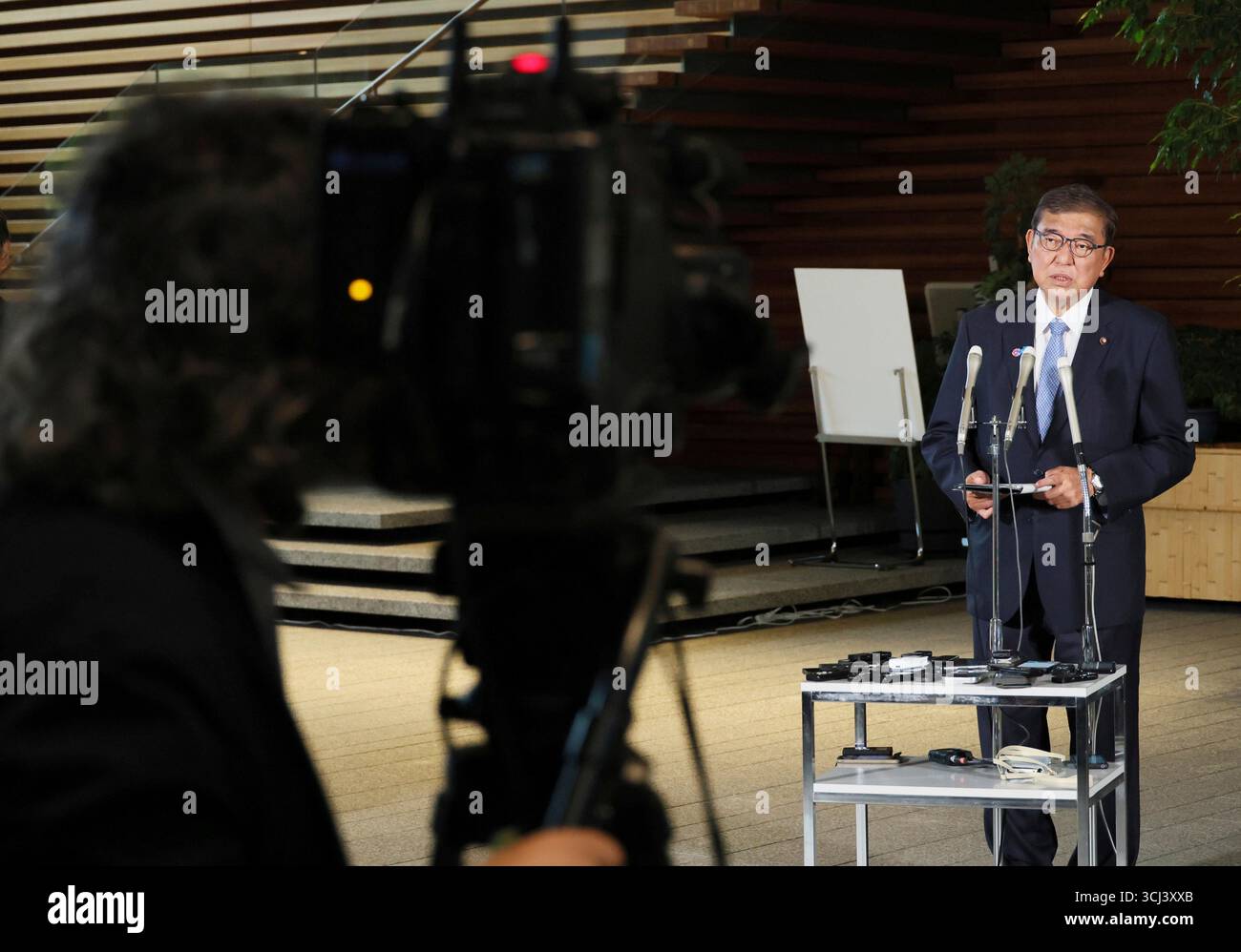 Japanese Prime Minister, Sigeru Ishiba answers reporters' questions ...