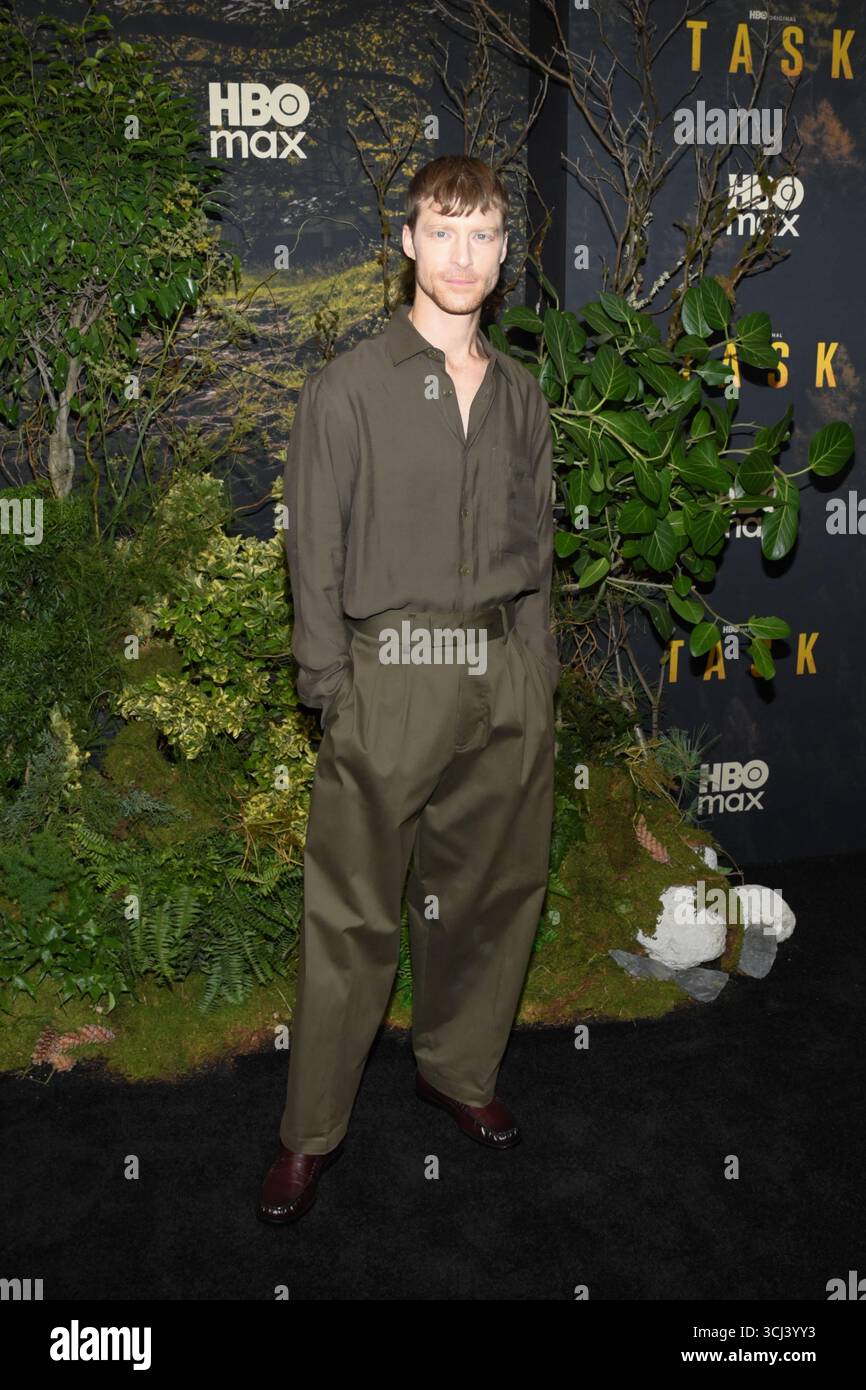 Colin Bates attends the "Task" HBO Original drama series premiere at ...