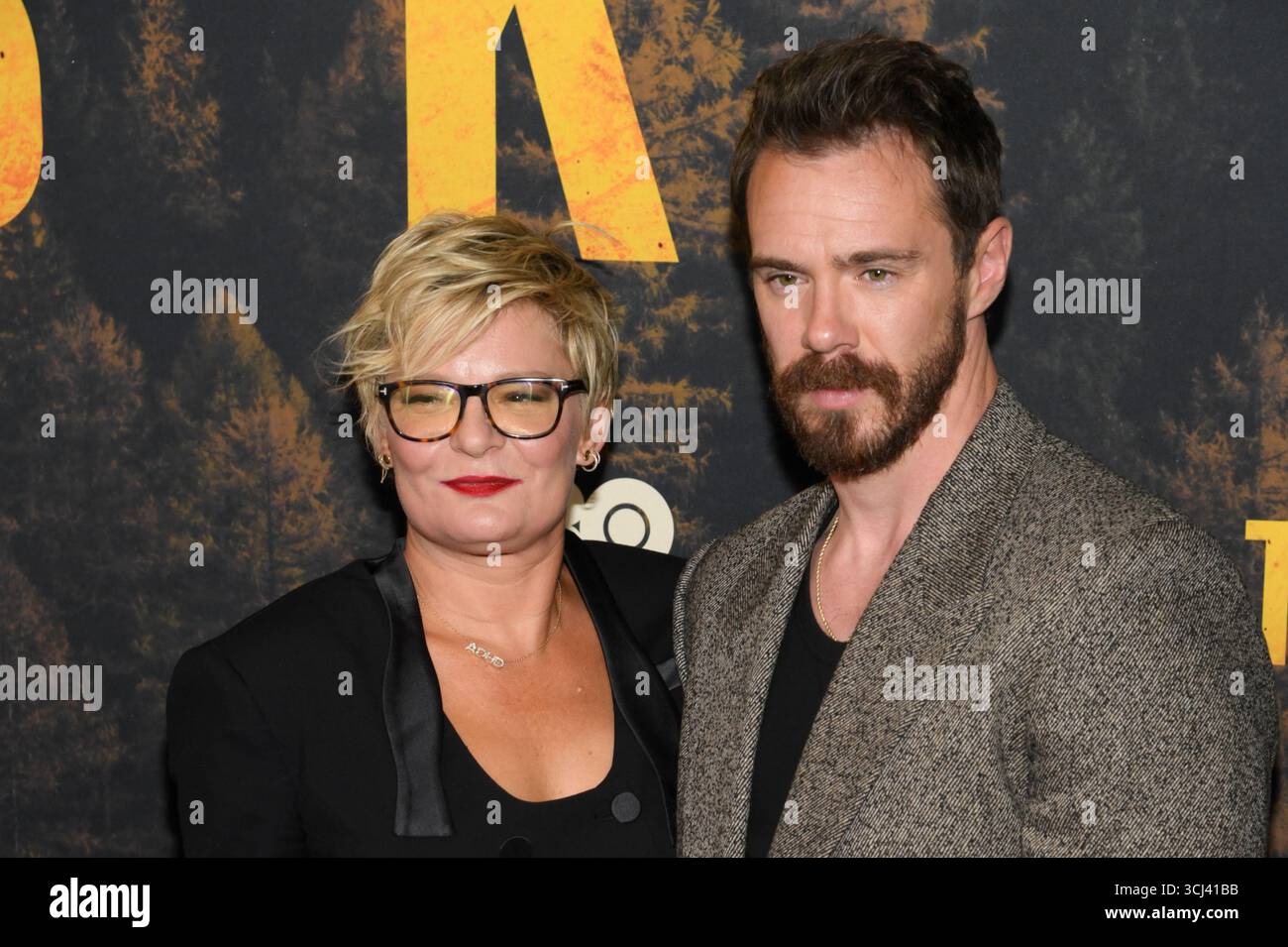 Martha Plimpton and Sam Keeley attend the "Task" HBO Original drama ...