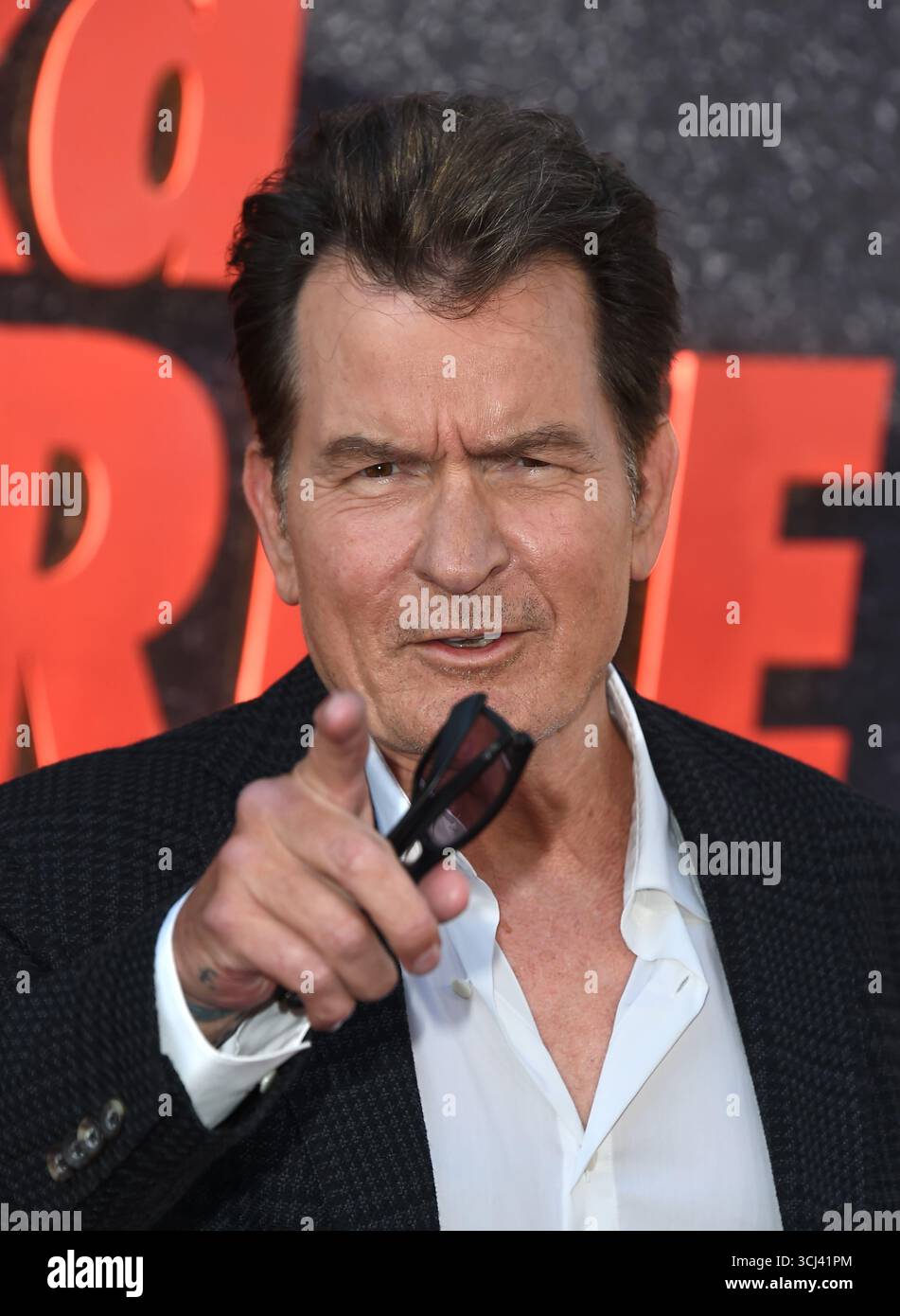 Charlie Sheen arriving to Netflix’s “aka Charlie Sheen” premiere held ...