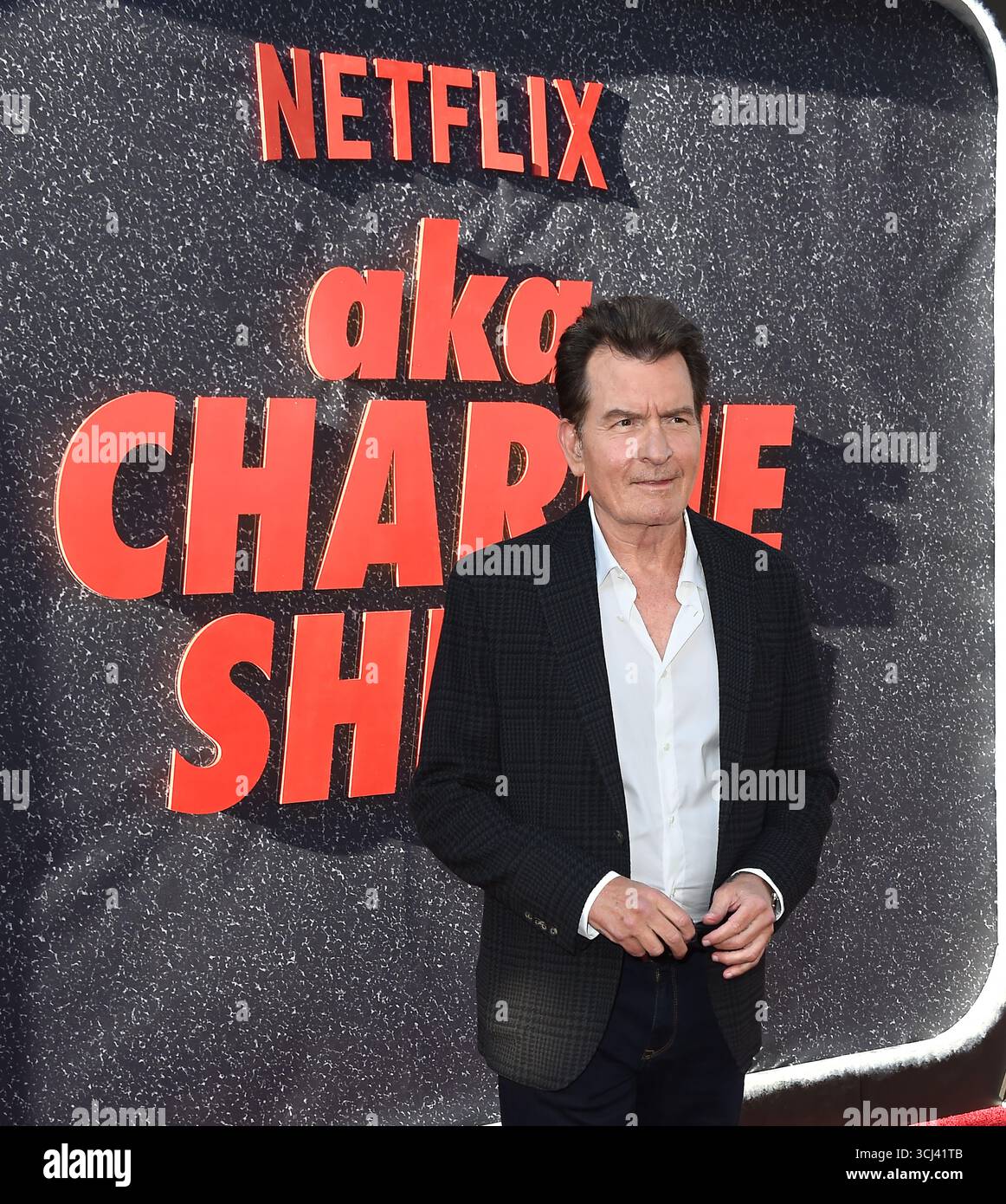 Charlie Sheen arriving to Netflix’s “aka Charlie Sheen” premiere held ...