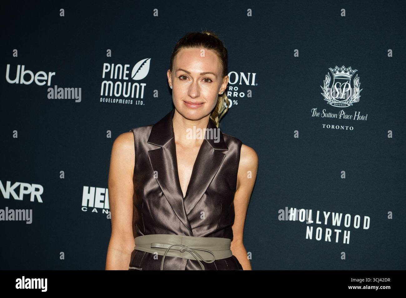 Sabrina Maddeaux arrives on the red carpet for the Hollywood North ...
