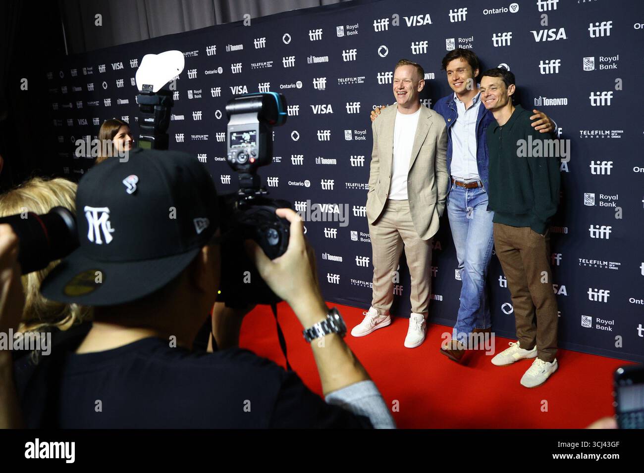 Mac Eldridge, Nick Robinson, Tom Dean at arrivals for CHARLIE HARPER Premiere at the Toronto ...
