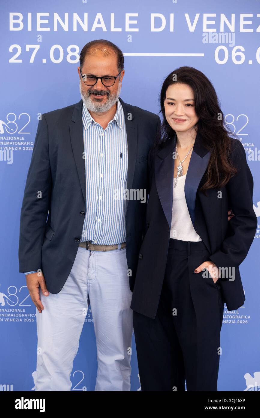 Andrea Romeo , Shu Qi 82nd Venice Film Festival Photocall of the movie ...