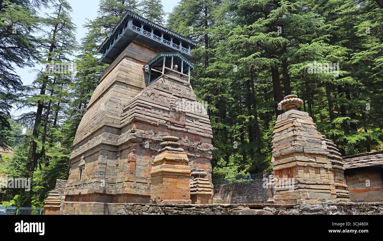 Majestic view of Dandeshwar Temple, a significant 9th-century edifice ...
