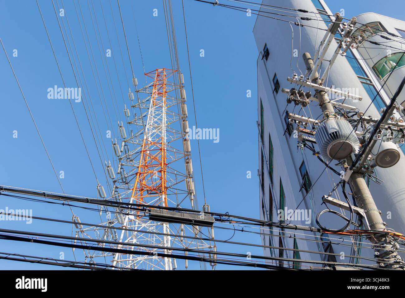 Japan electricity and high voltage power line cable by public authority ...
