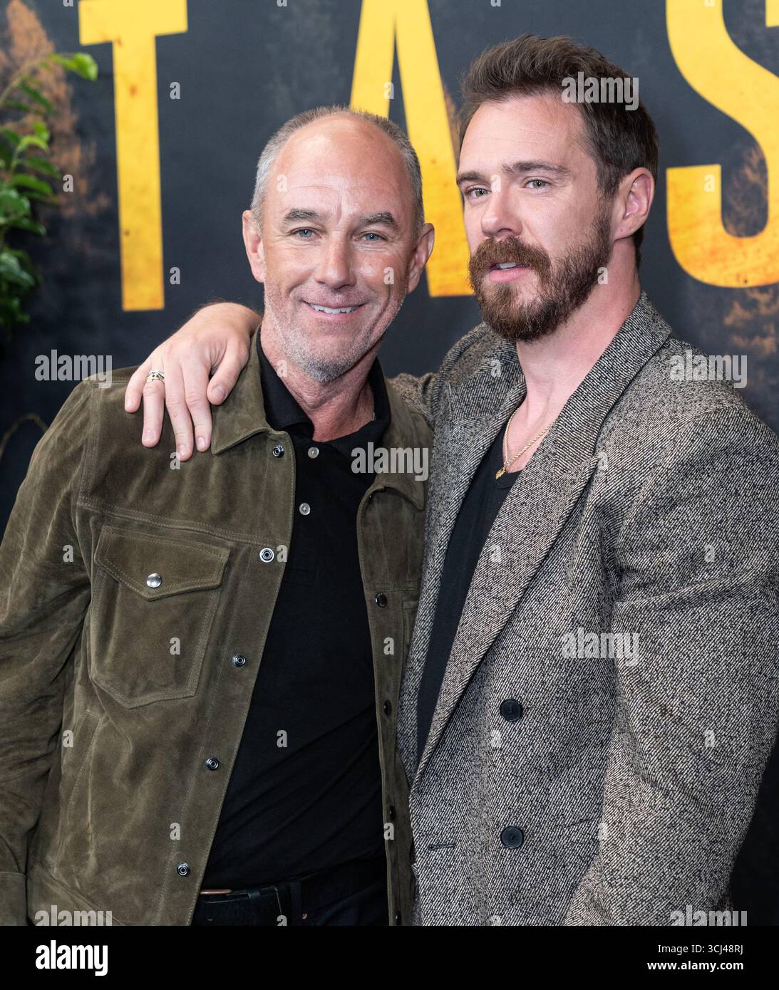 Jamie McShane and Sam Keeley attend Premiere of HBO Original drama ...