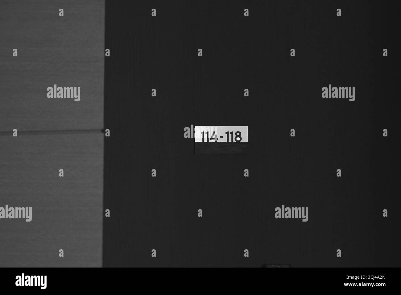 Room Numbers. Negative Space Stock Photo - Alamy