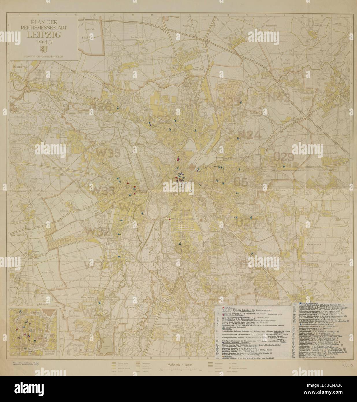 Leipzig Map, Leipzig Art, Leipzig Stadtplan, Leipzig Plan, Map of ...