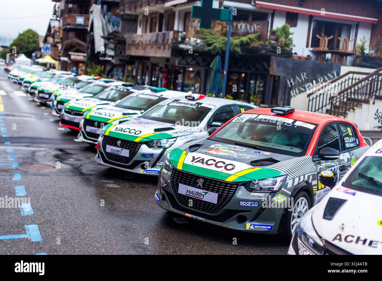 65 COSTES Loïc, PERRIN Christelle, Peugeot 208 Rally4, ambiance during ...