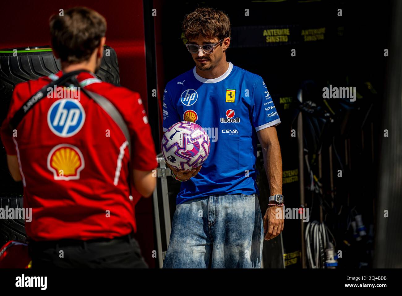Monza, Italy, 04 Sep 2025, Charles Leclerc, from Monaco competes for ...