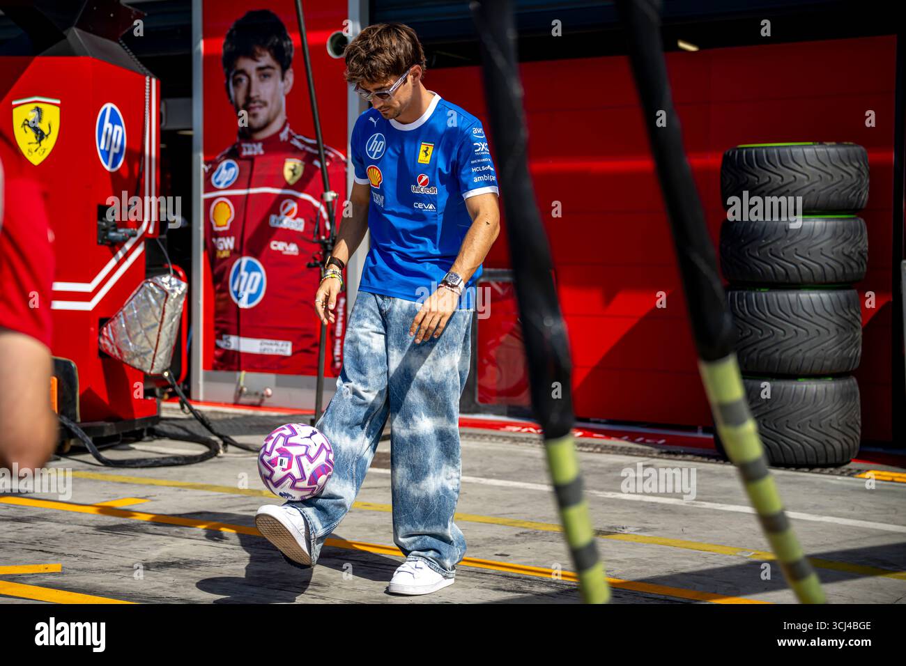 Monza, Italy, 04 Sep 2025, Charles Leclerc, from Monaco competes for ...
