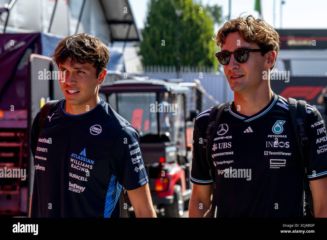 Monza, Italy, 04 Sep 2025, George Russell, from United Kingdom competes ...