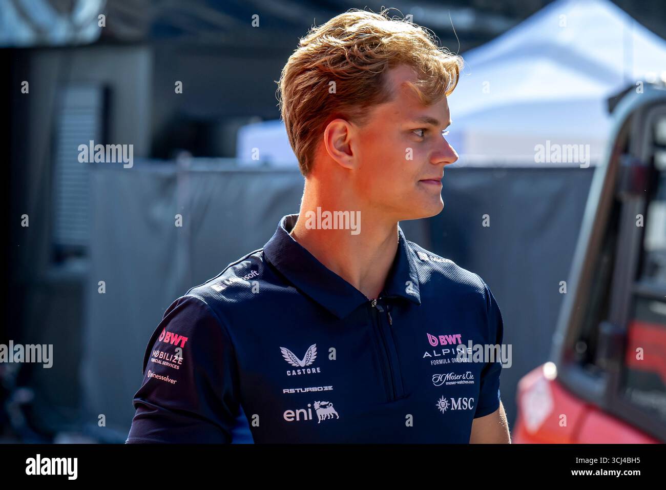 Monza, Italy, 04 Sep 2025, Paul Aron, The reserve driver for the Alpine ...