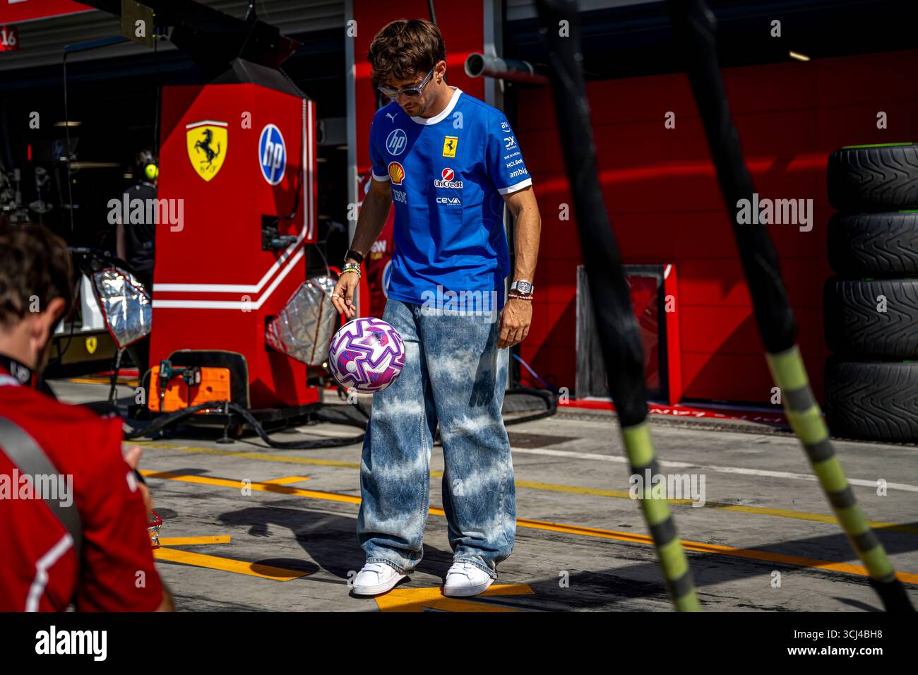 Monza, Italy, 04 Sep 2025, Charles Leclerc, from Monaco competes for ...