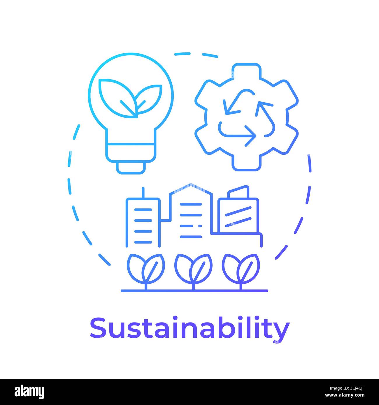 Environmental sustainability business color Cut Out Stock Images ...