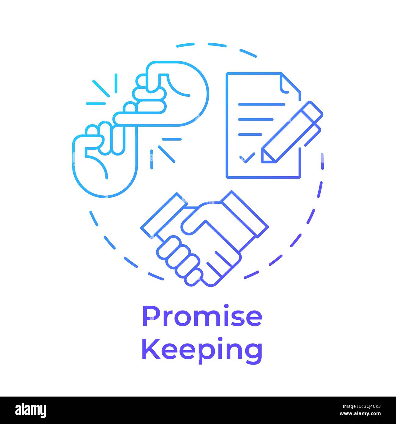 Corporate promise Cut Out Stock Images & Pictures - Alamy