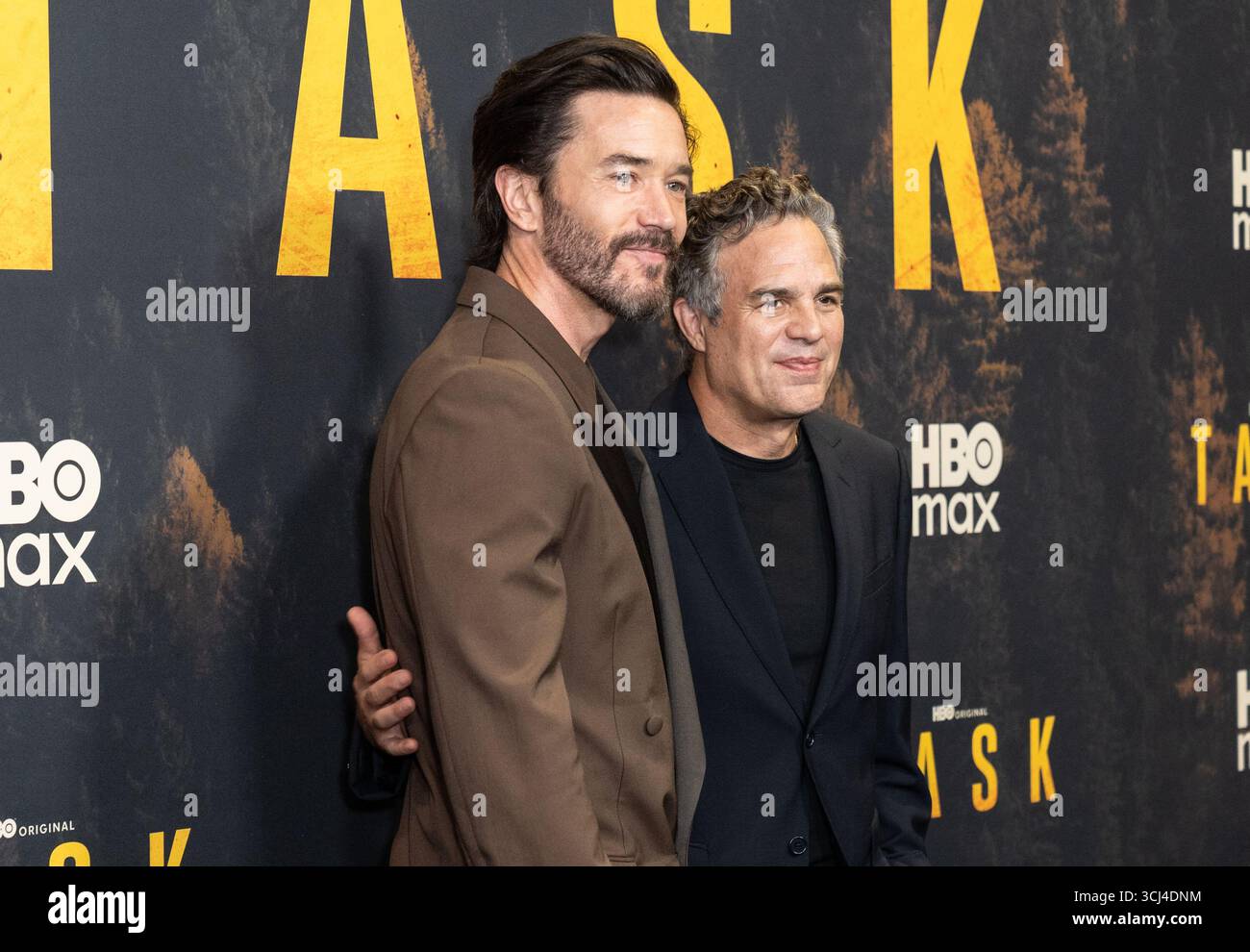 Tom Pelphrey and Mark Ruffalo attend Premiere of HBO Original drama ...