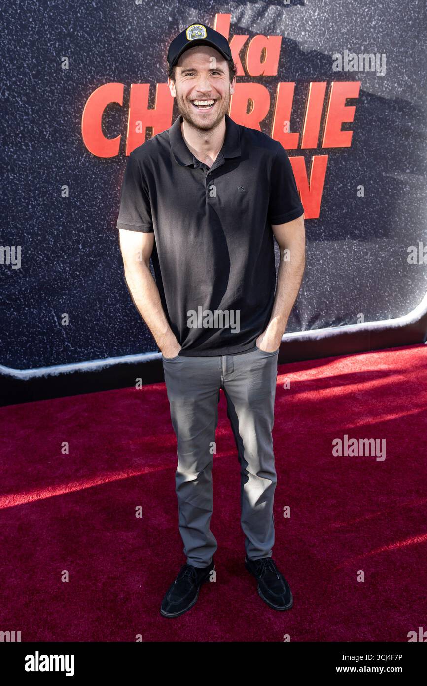 Brandon Calvillo attends the arrivals of Netflix’s “aka CHARLIE SHEEN ...