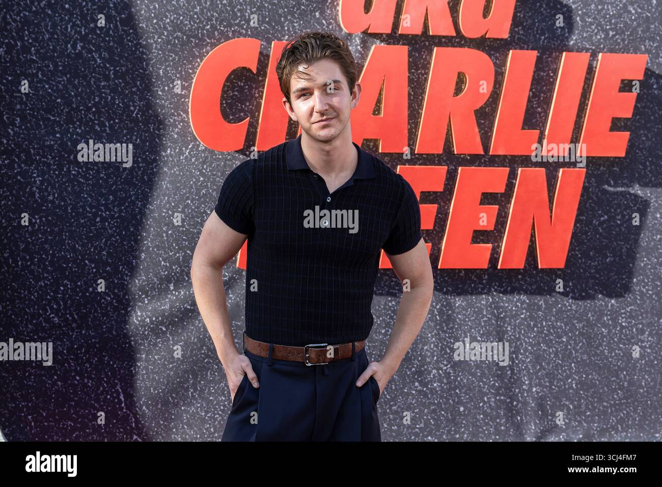 Chris Quazzo attends the arrivals of Netflix’s “aka CHARLIE SHEEN” World Premiere at the Tudum ...