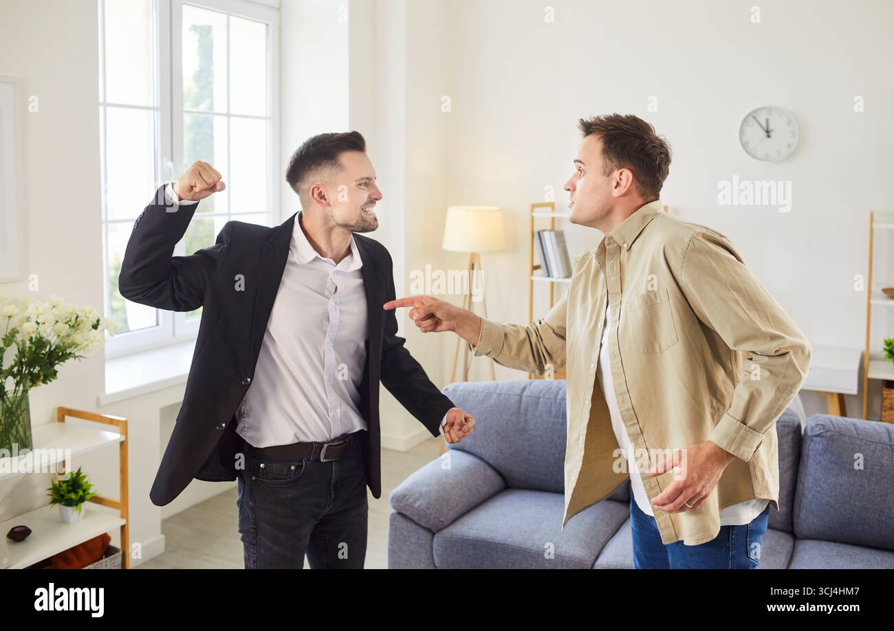 Two men in a room hi-res stock photography and images - Alamy