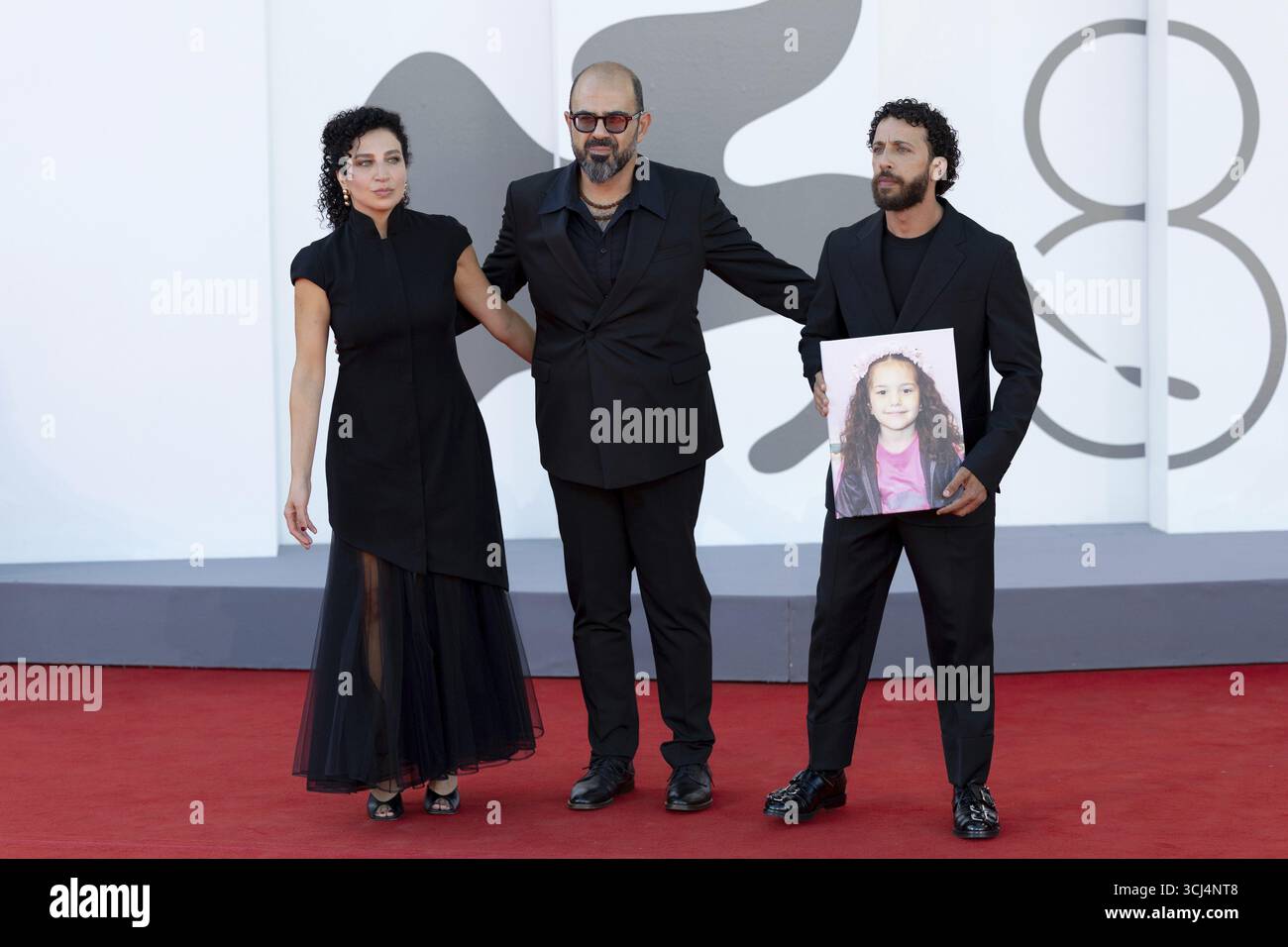 Venice, Italy - 3 September 2025: Clara Khoury, Amer Hlehel, Motaz ...