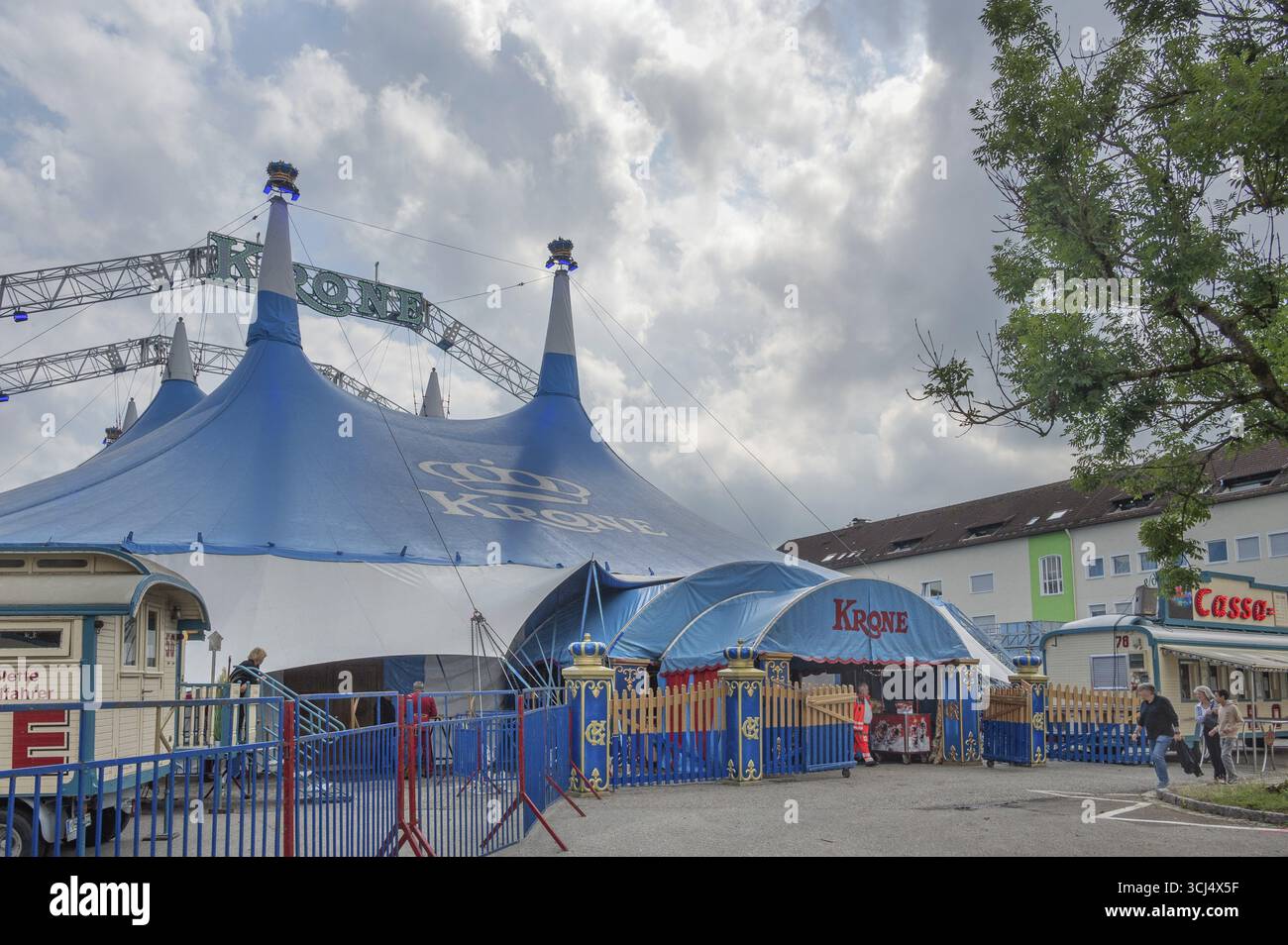 Circus tent, Circus tent, Circus-Krone, Kempten, Allgaeu, Bavaria ...