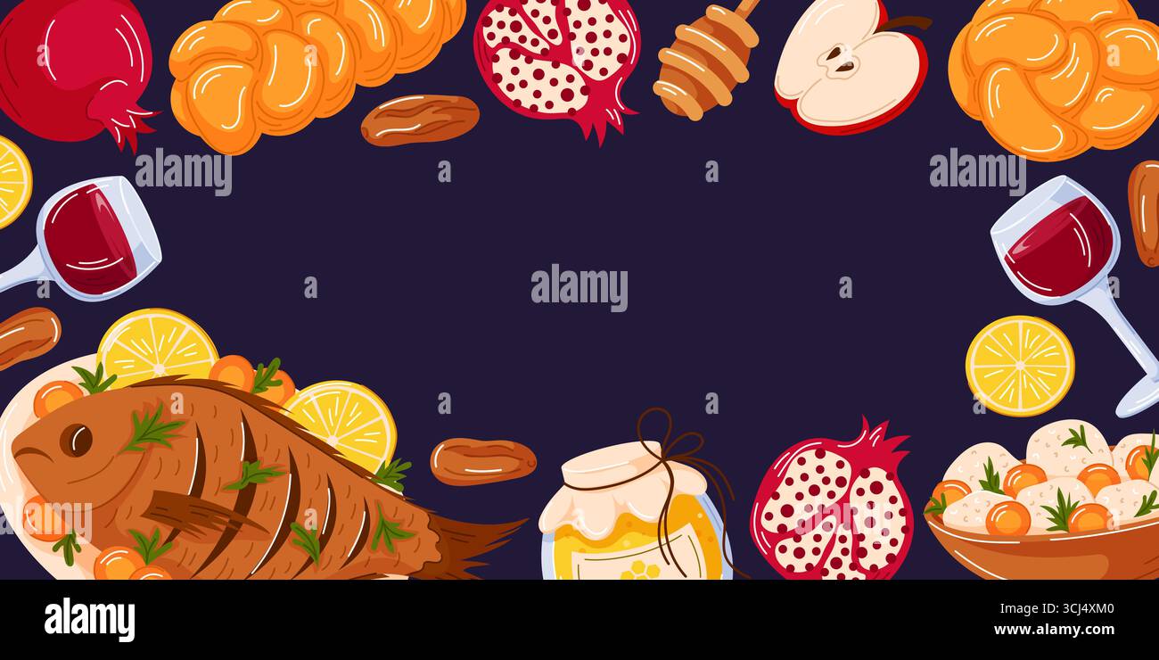 Rosh hashanah feast challah hi-res stock photography and images - Alamy