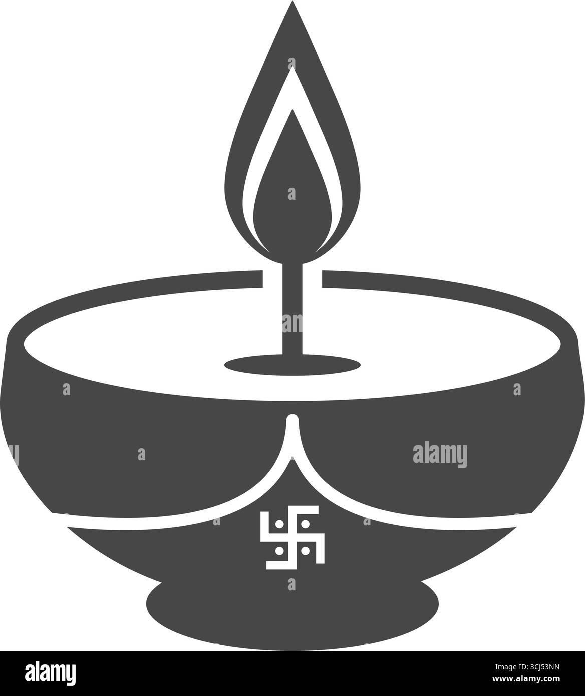 Diwali celebration swastika symbol fireworks hi-res stock photography ...