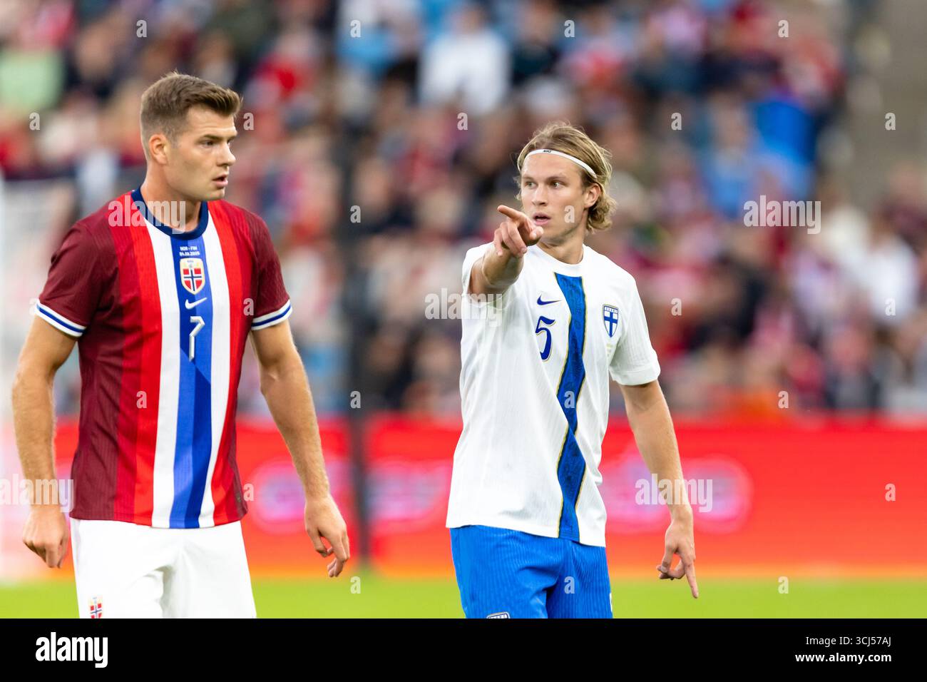 Oslo, Norway. 04th, September 2025. Ville Koski (5) of Finland seen ...