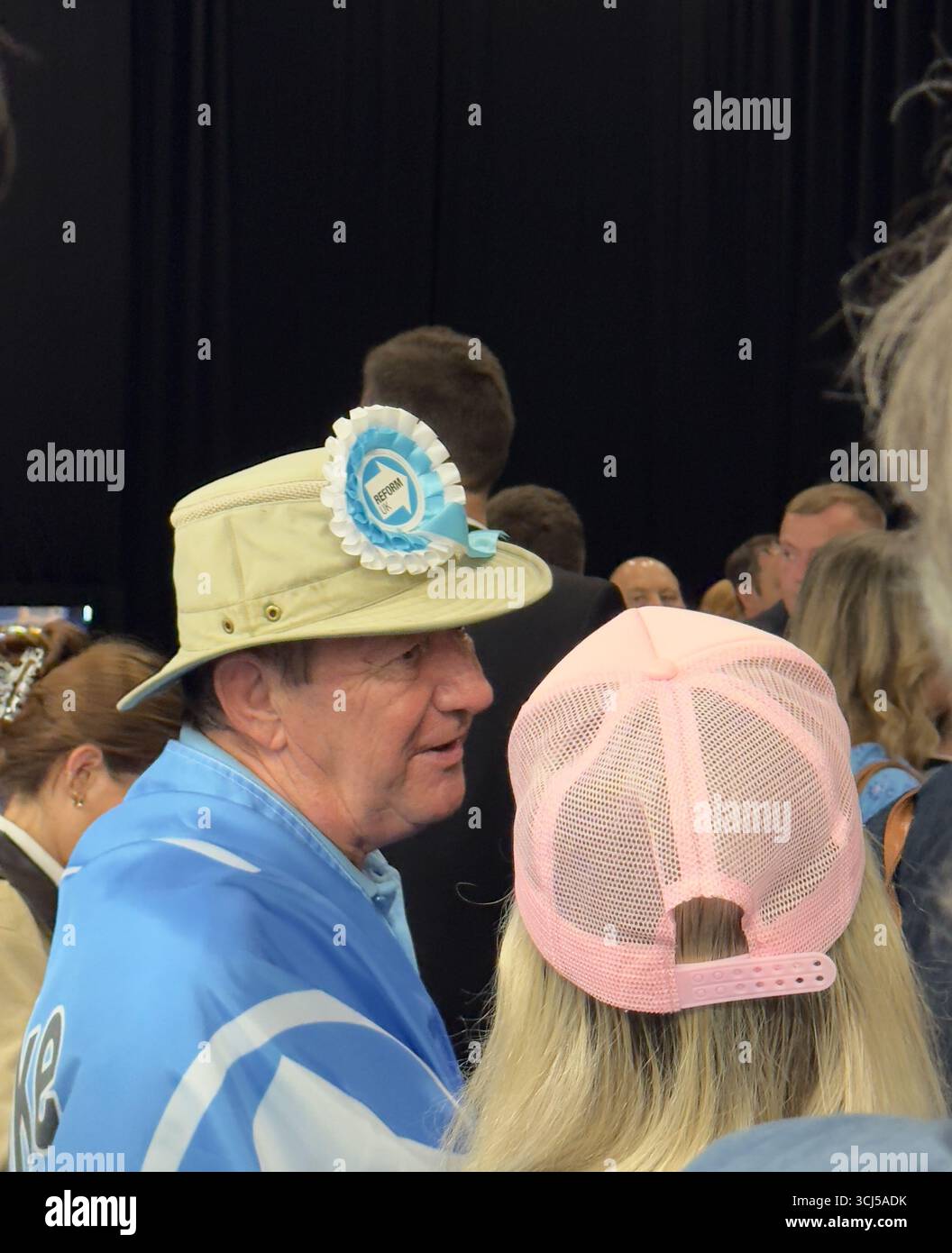 Birmingham NEC. Friday 5th September 2025. Reform party members arrive ...