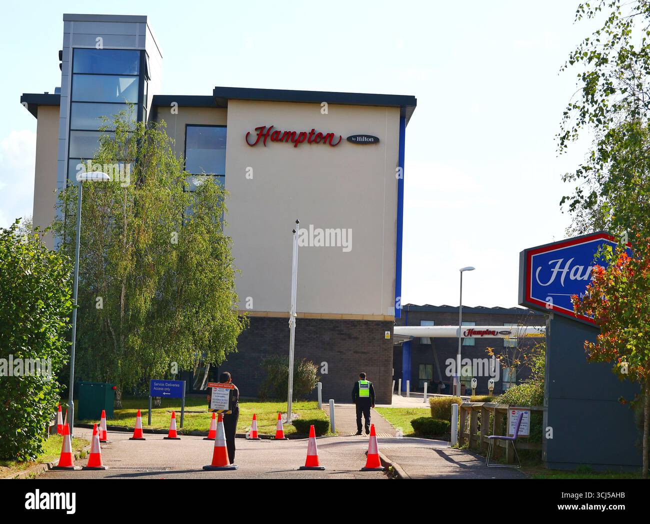 Exeter, Devon, UK. 5 Sept, 2025. General view outside Hampton by Hilton ...