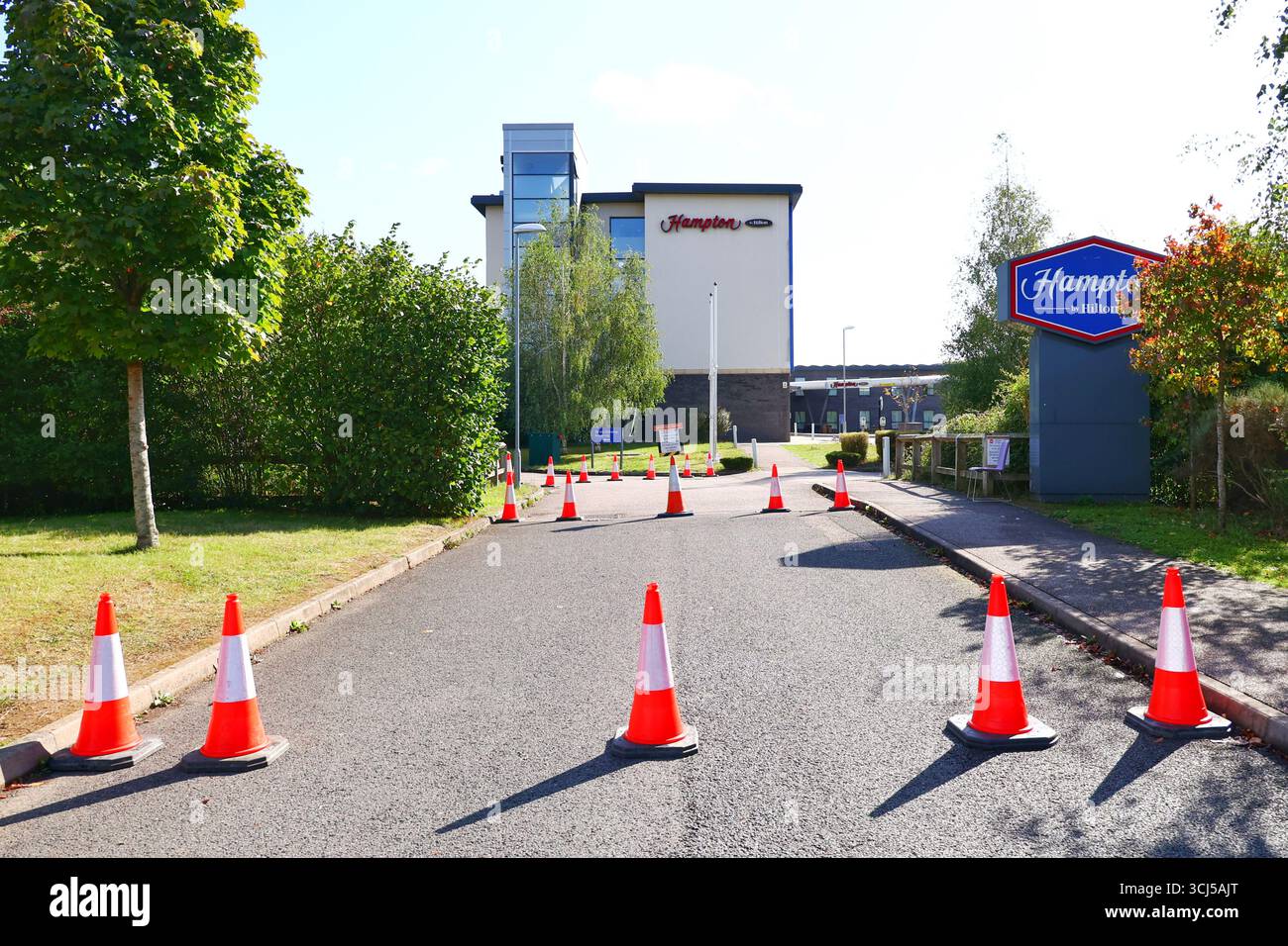 Exeter, Devon, UK. 5 Sept, 2025. General view outside Hampton by Hilton ...