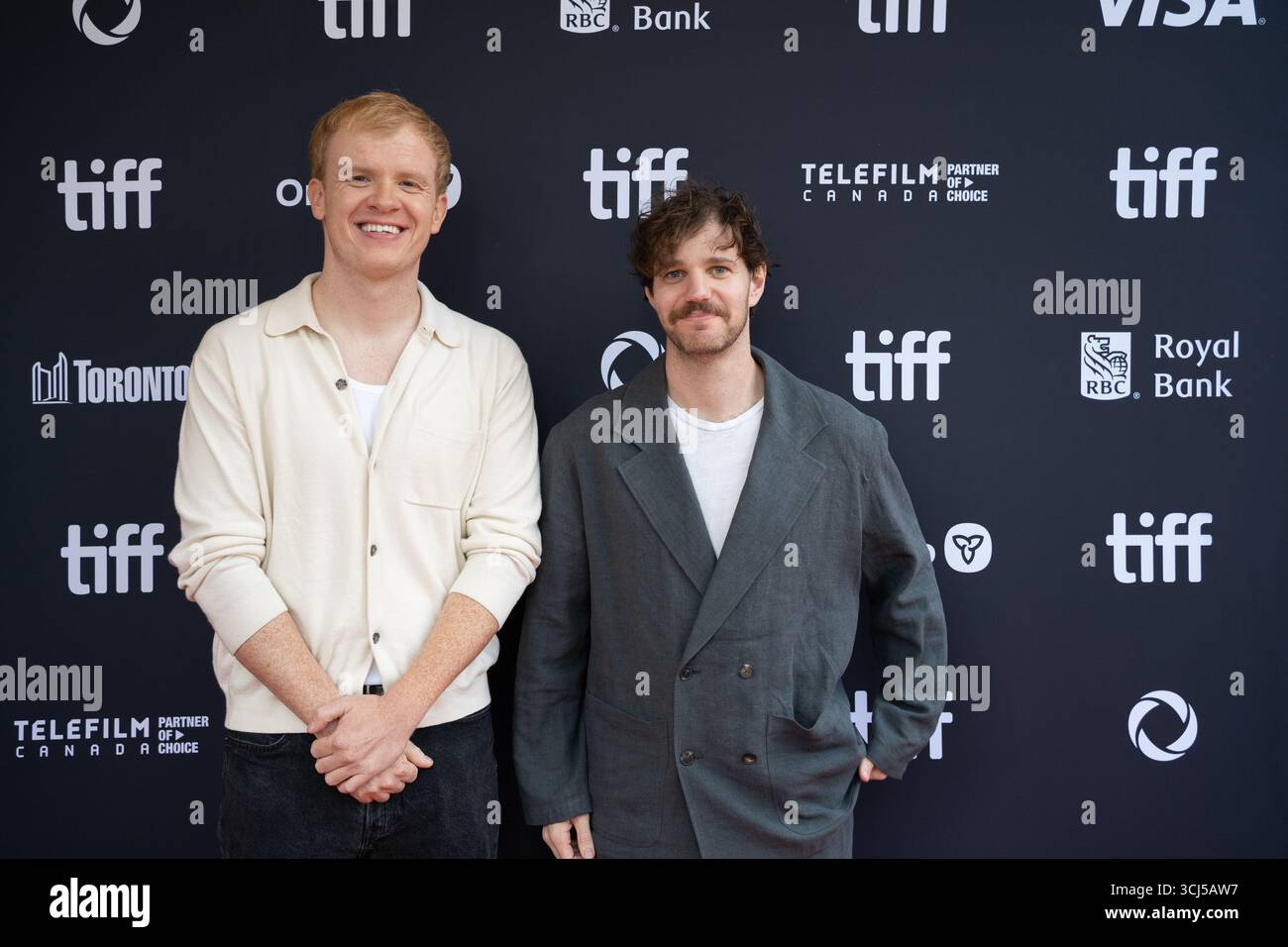(L-R) Danny Scharar and Harris Mayersohn attend the red carpet for the ...