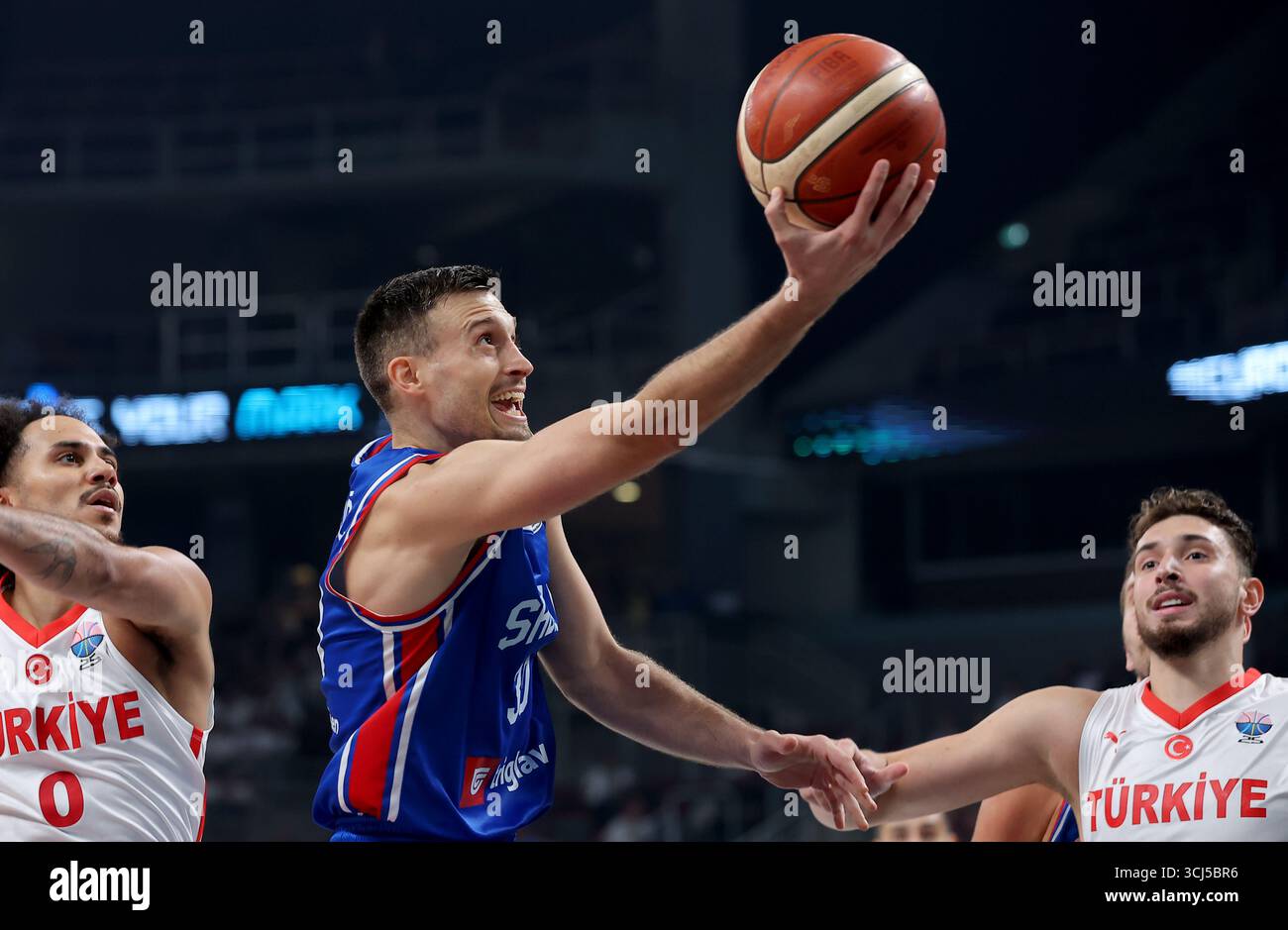 Serbia's Aleksa Avramovic during FIBA Eurobasket 2025 group A 5th round ...