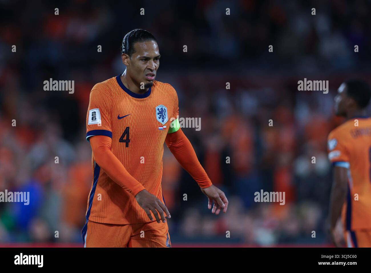 Virgil van Dijk of Netherlands seen during European World Cup ...