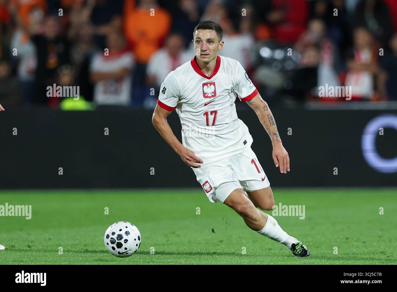 Bartosz Slisz of Poland seen in action during European World Cup ...