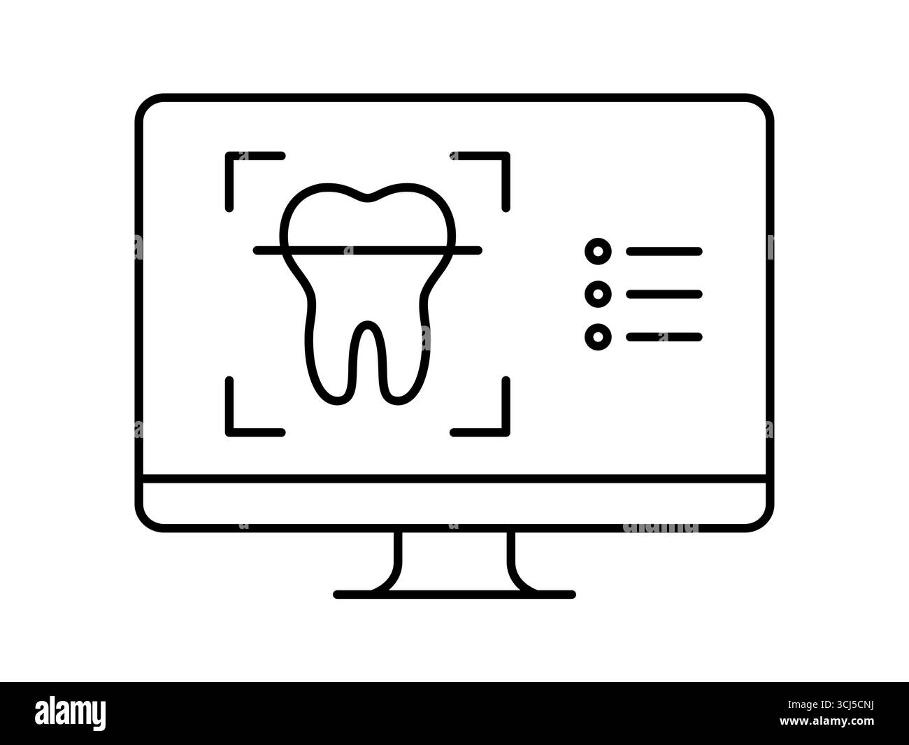 Tooth analysis Black and White Stock Photos & Images - Alamy
