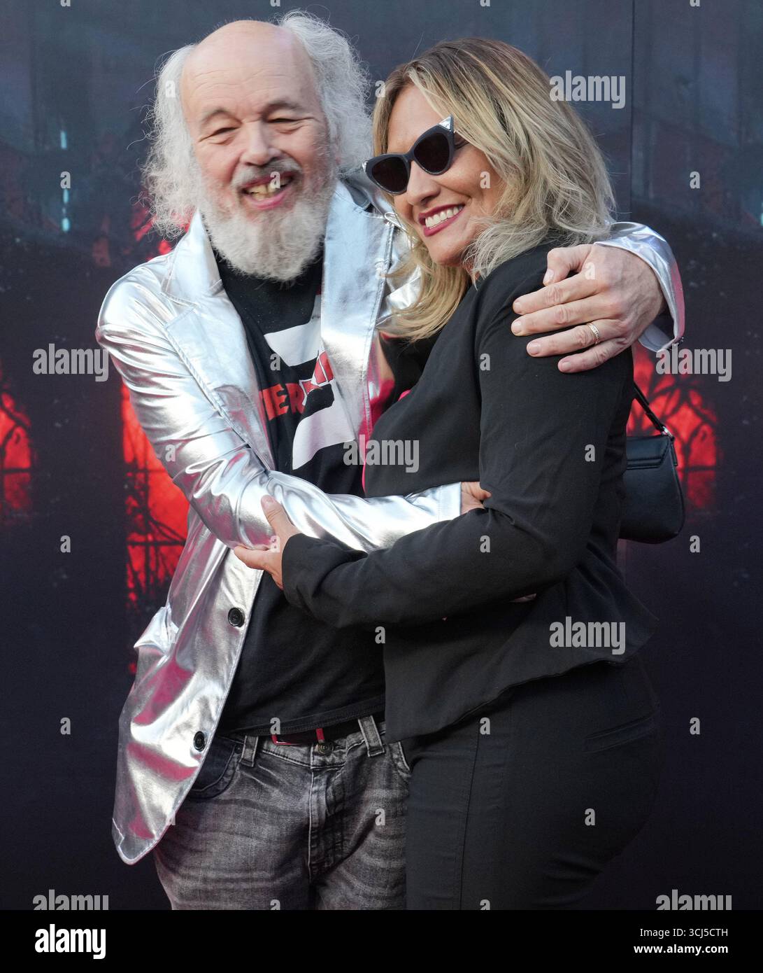 (L-R) Clint Howard and Kat C. Howard at the Universal Studios Hollywood ...