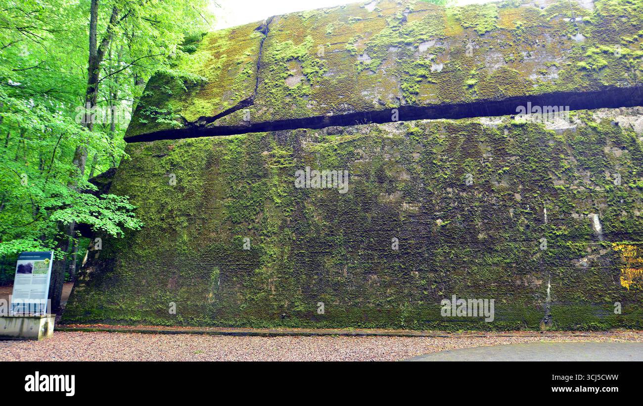 Gierloz, Poland. 24 August 2025. Bunker in Wilczy Szaniec - Wolf's Lair ...
