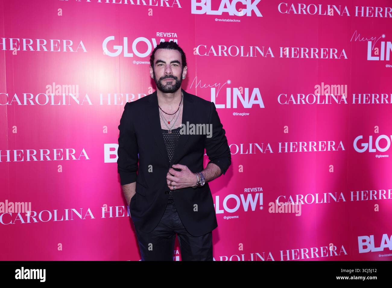 Javier Jattin attends the red carpet for the Glow magazine anniversary ...