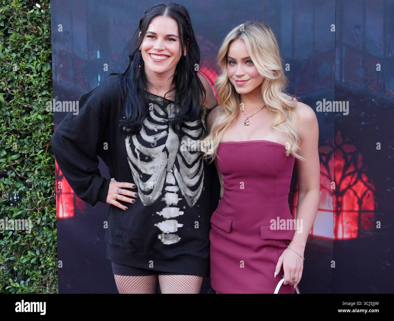 (L-R) Krsy Fox and Alexa Blair at the Universal Studios Hollywood ...
