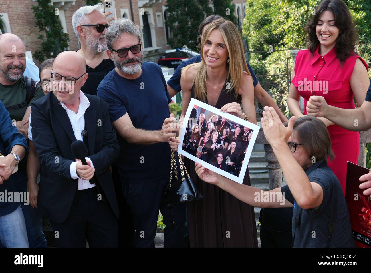 A special award was given to presenter Emanuela Fanelli who was ...