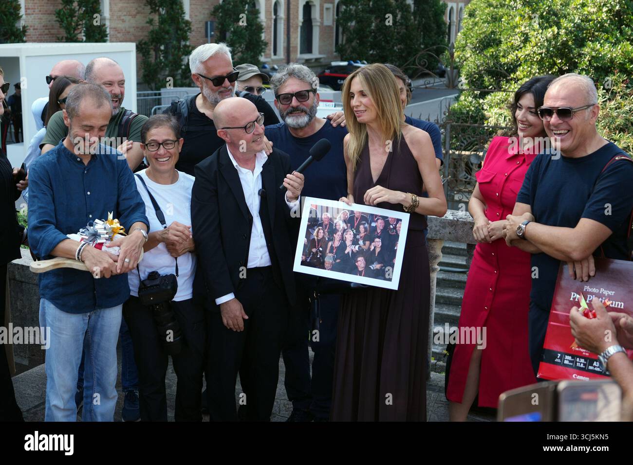 A special award was given to presenter Emanuela Fanelli who was ...