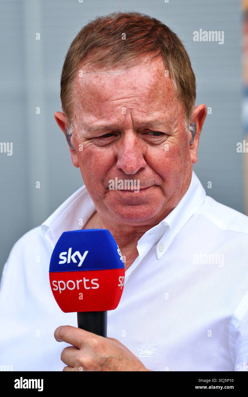Martin Brundle (GBR) Sky Sports F1 Commentator. 05.09.2025. Formula 1 ...