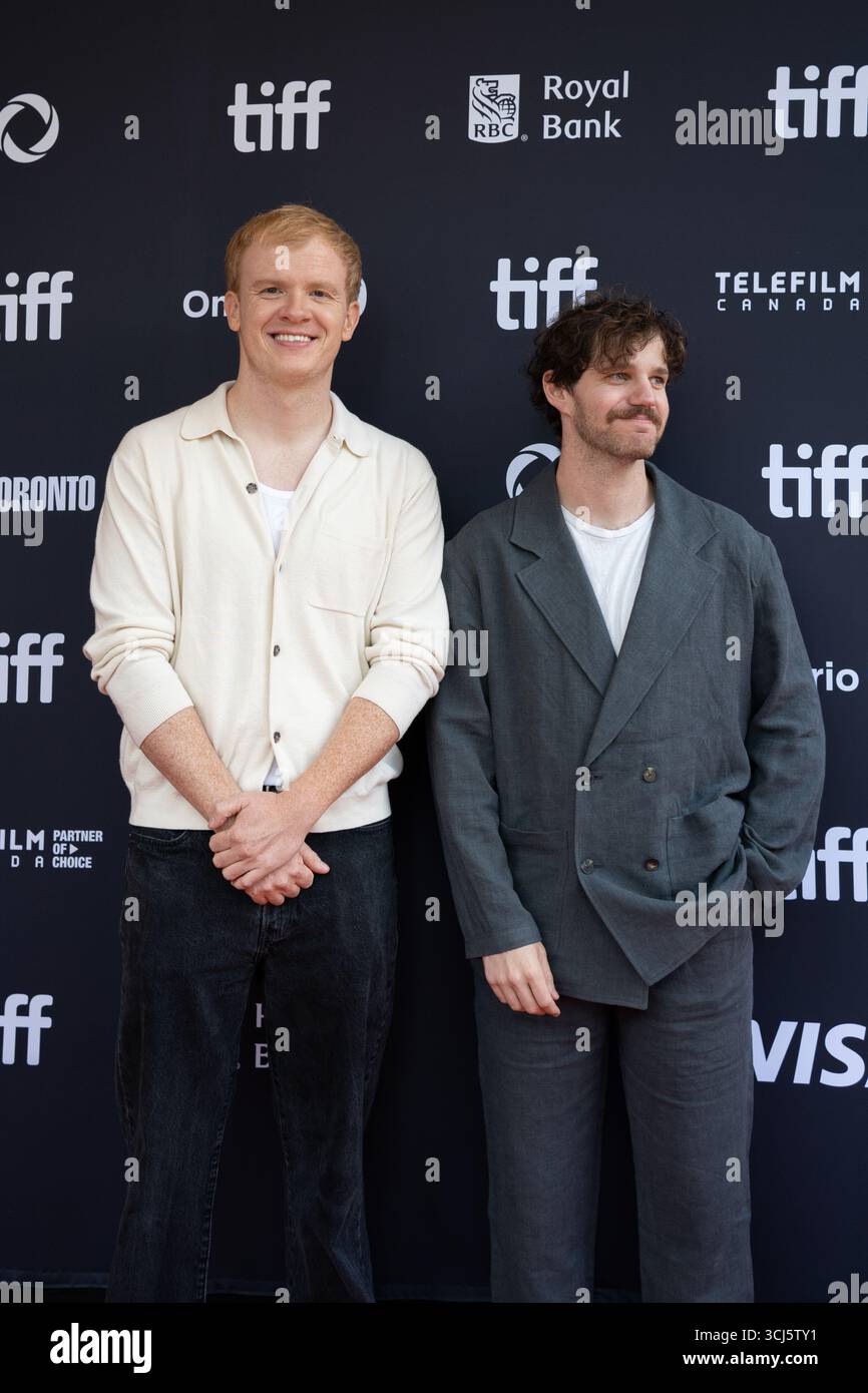Danny Scharar and Harris Mayersohn attend the red carpet for the ...