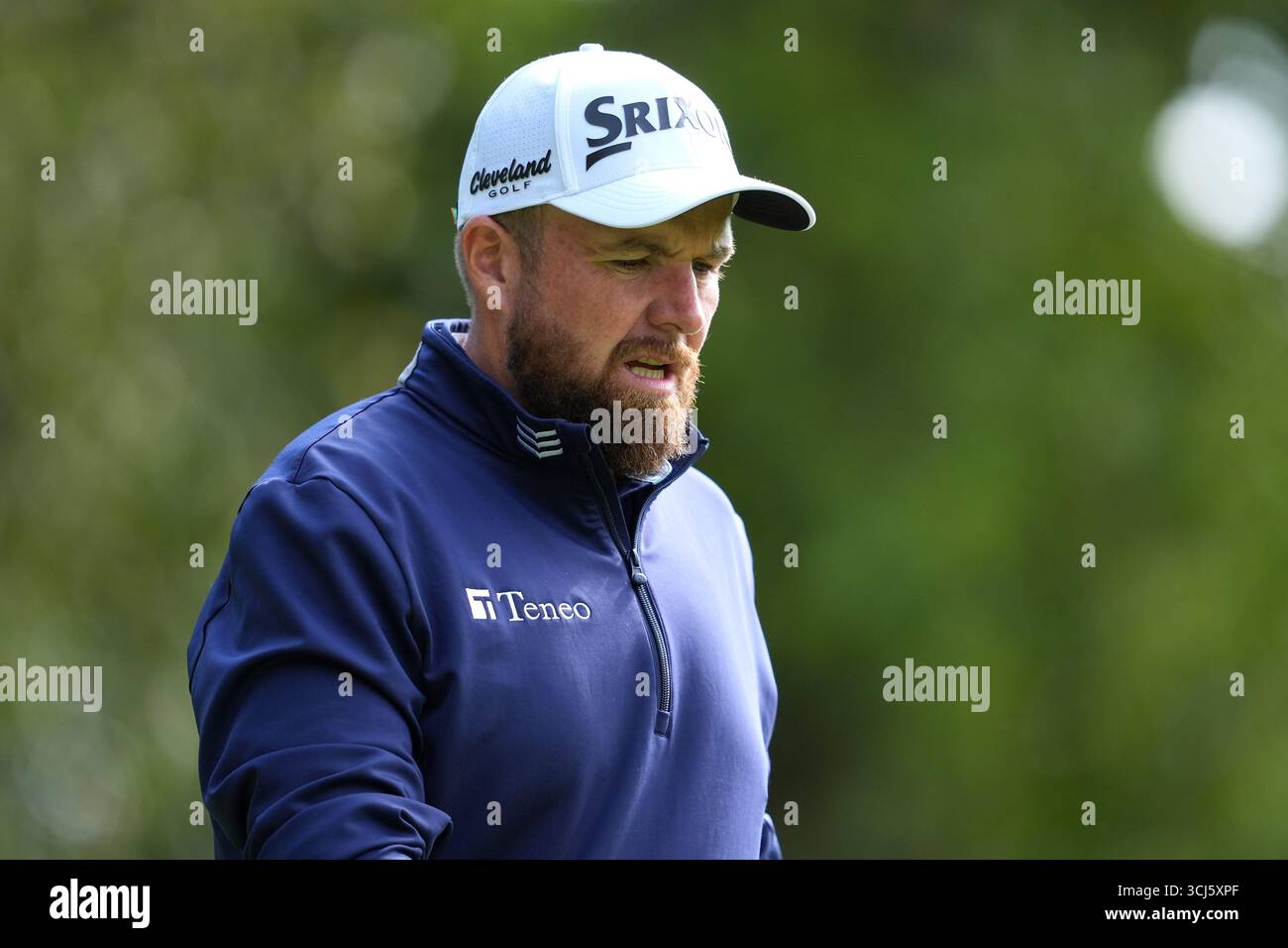 Ireland's Shane Lowry on the 2nd tee on day two of the 2025 Amgen Irish ...