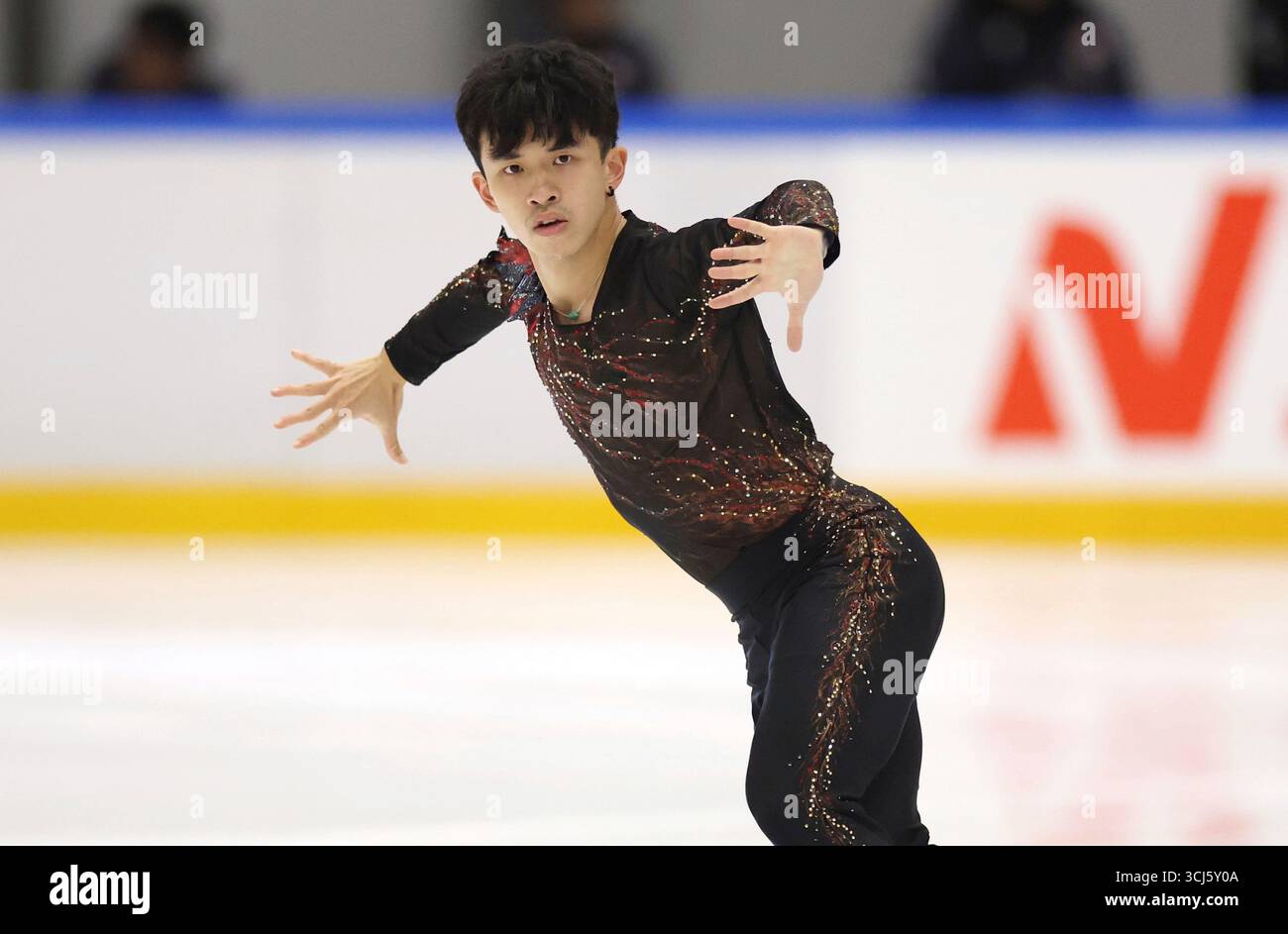 Jimmy MA of United States performs during the men's short program of ...