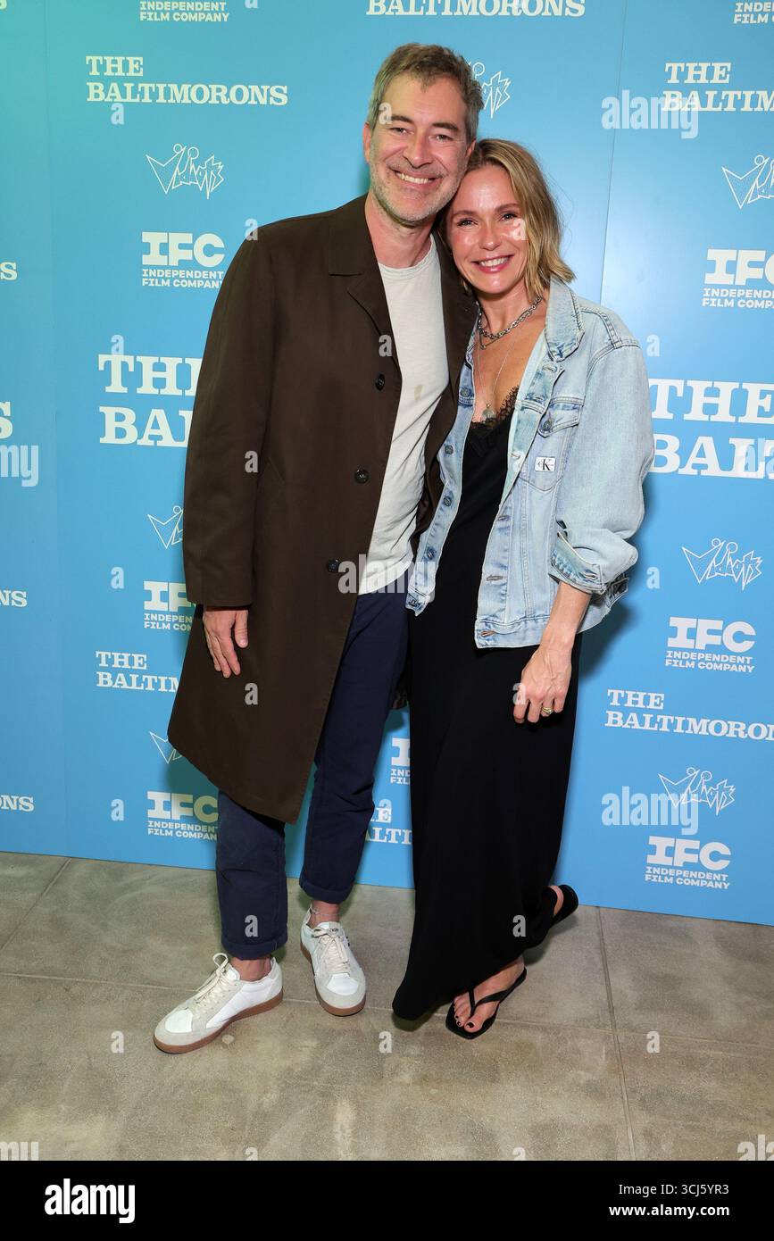 04 September 2025 . Los Angeles, California - Mark Duplass, Katie Aselton At 'The Baltimorons ...